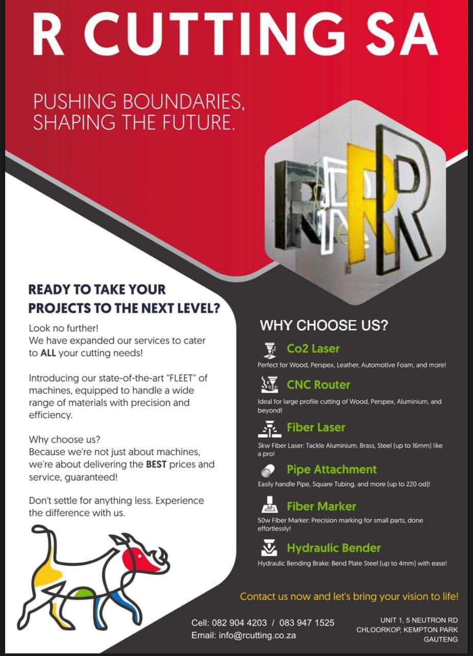 R Cutting Sa | Manufacturing in Boksburg | The Business List